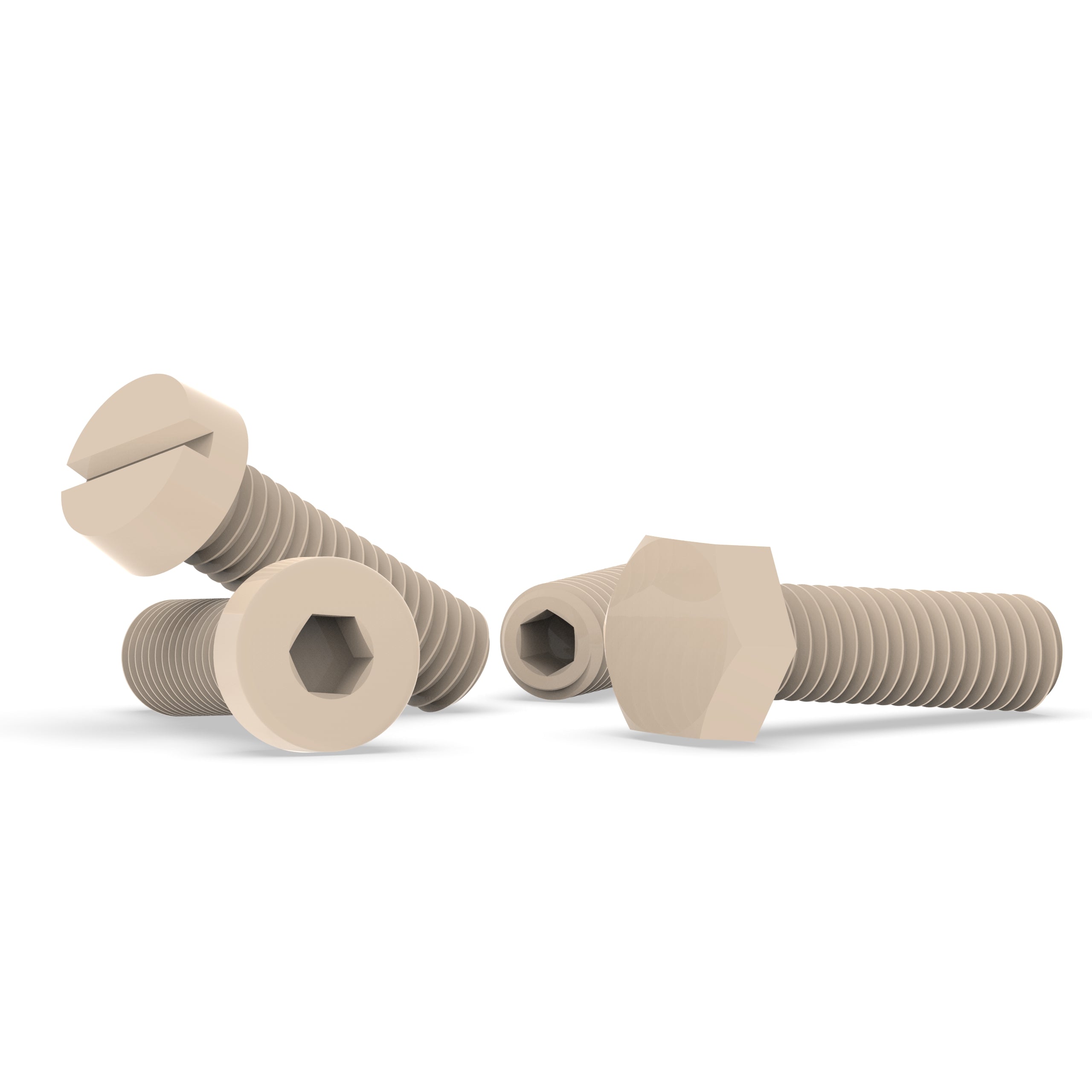 Polyphenylene Sulphide (PPS) Custom Manufactured Screws – High ...