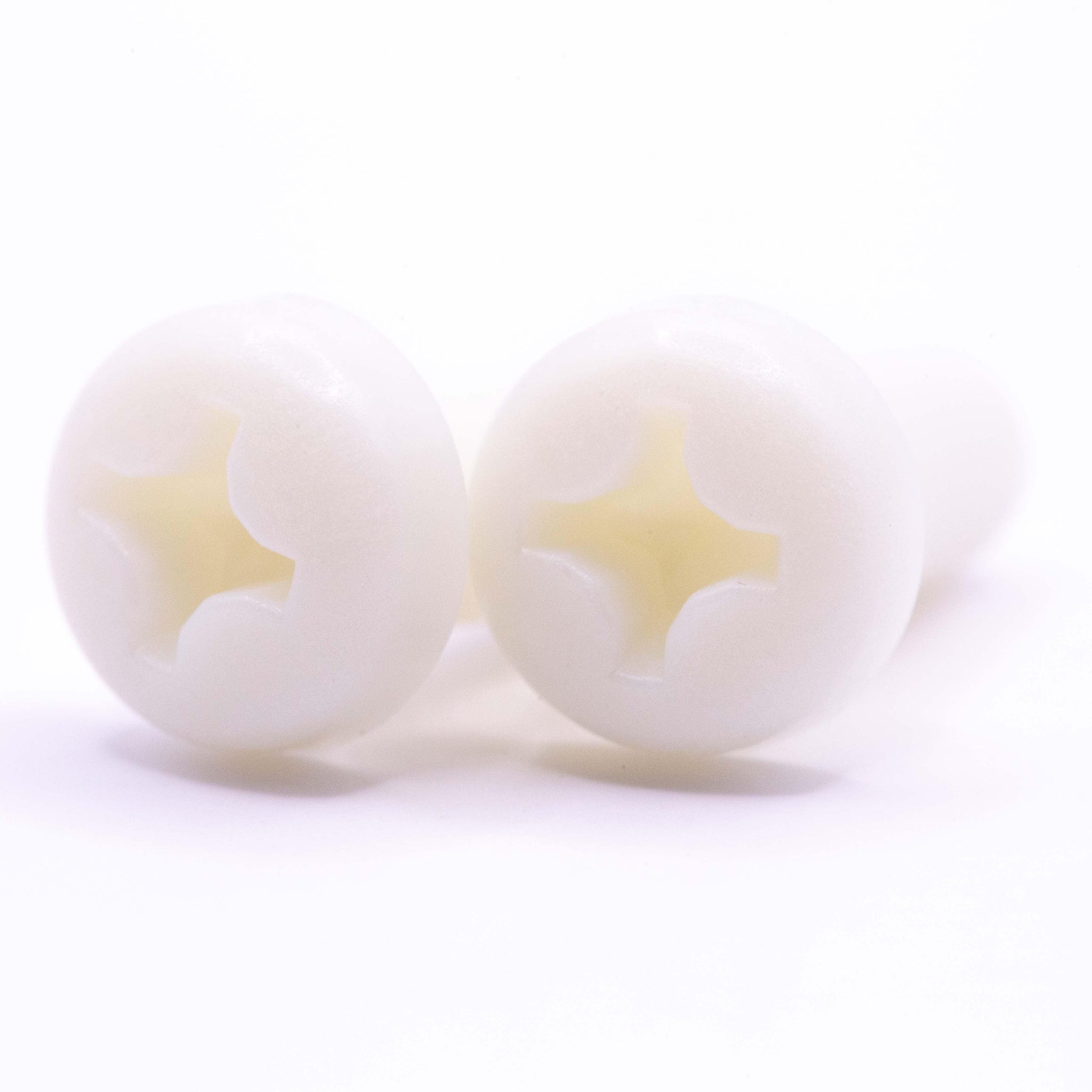 Tornillos de cabeza plana de teflón PTFE - Phillips con ranura en cruz ...