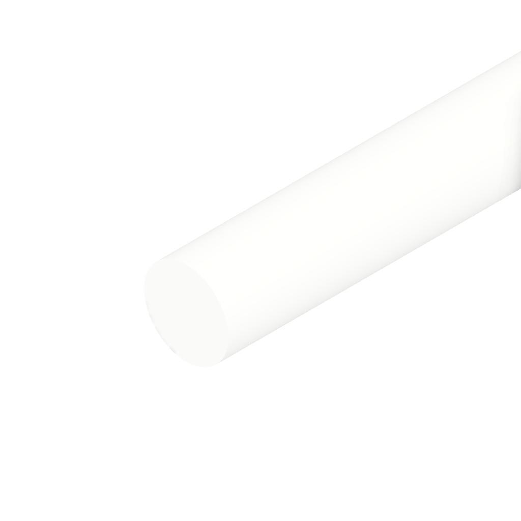 PVDF (Kynar) Natural Varilla/barra sin relleno – High Performance Polymer